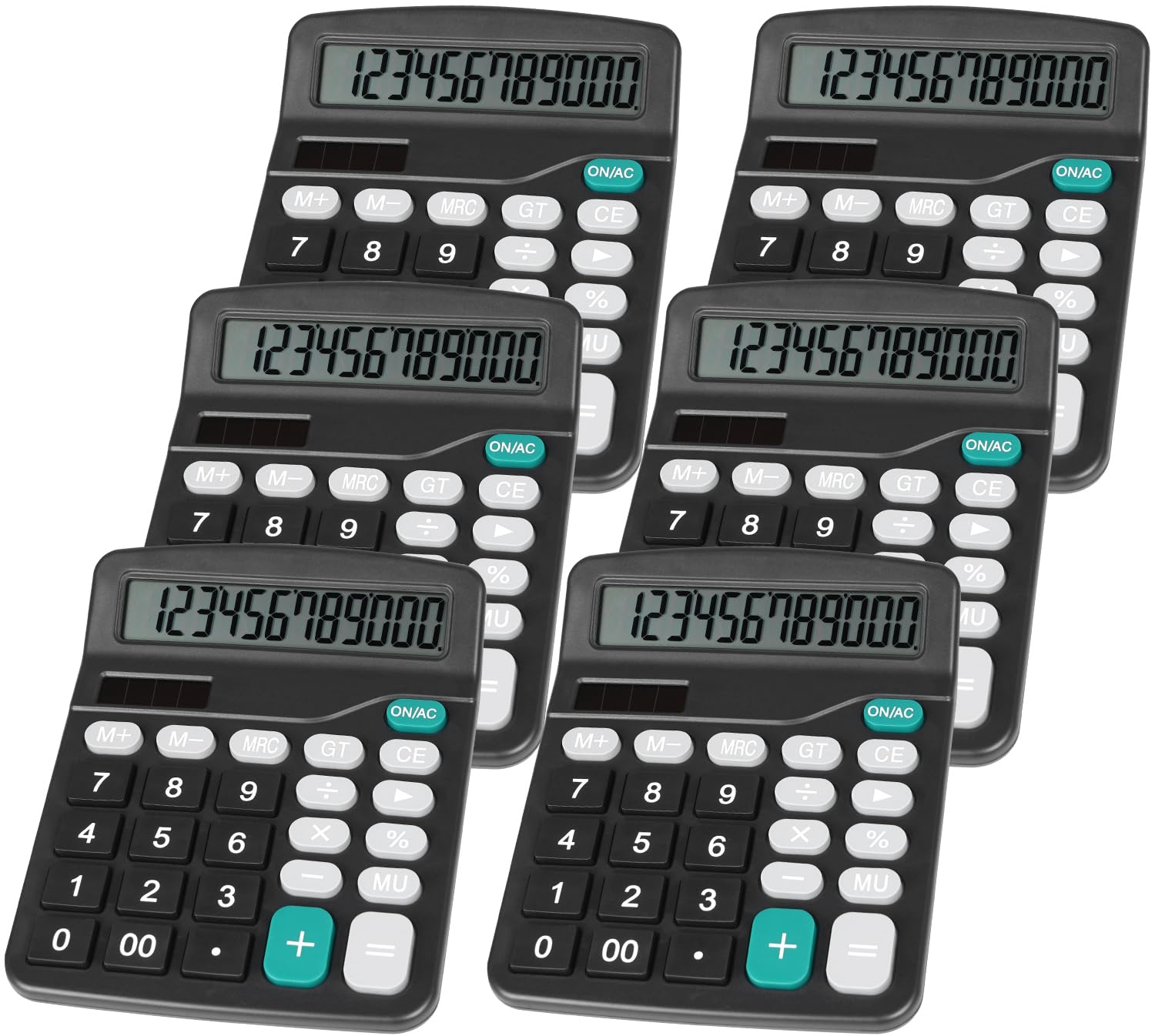 Amazon.com : DANRONG Cute Black Desktop Calculator with Big Buttons ...