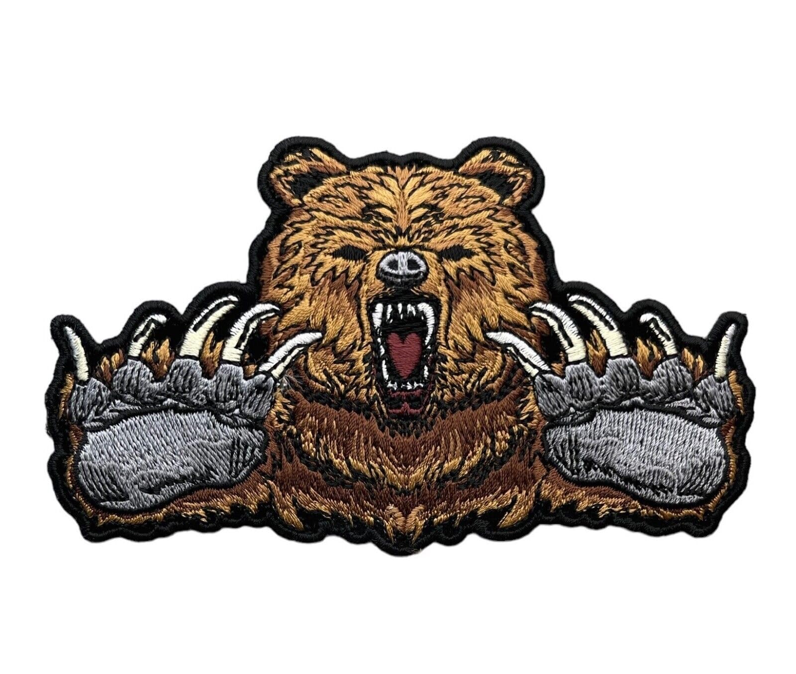 Grizzly Bear Head Growling