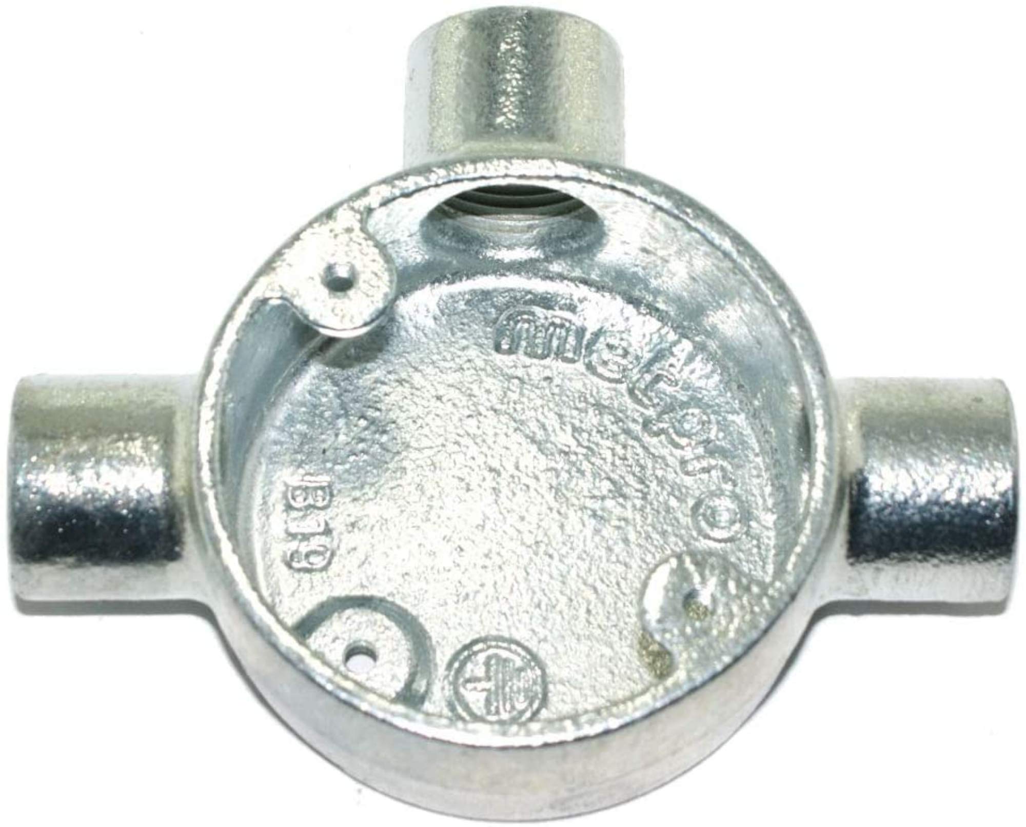 Buy 20mm Galvanised 1,2,3,4 Way Intersection Circular Box for Metal ...