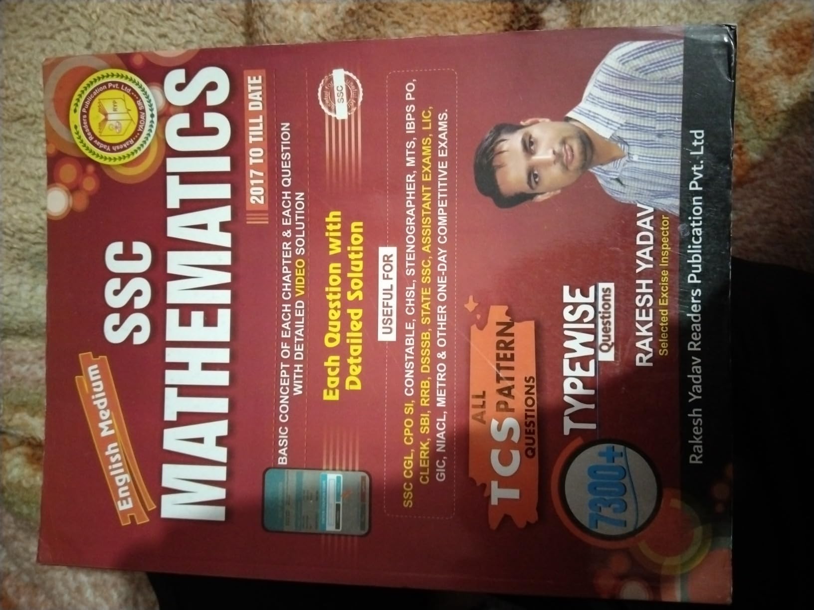 Buy SSC Mathematics All TCS Pattern 7300+ Typewise Questions By Rakesh ...