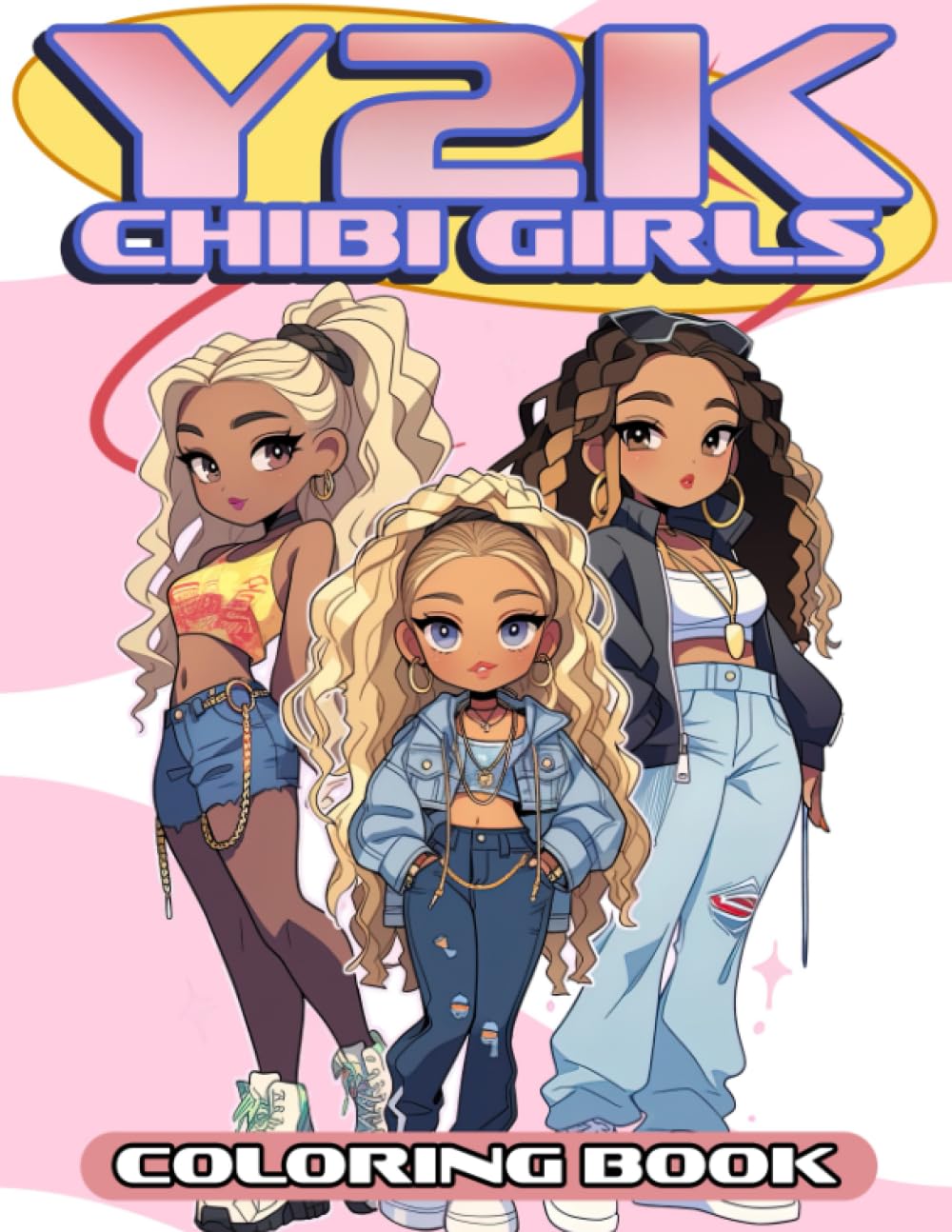 Amazon.com: Y2K Chibi Girls Coloring Book: Cute Anime Girls Coloring ...