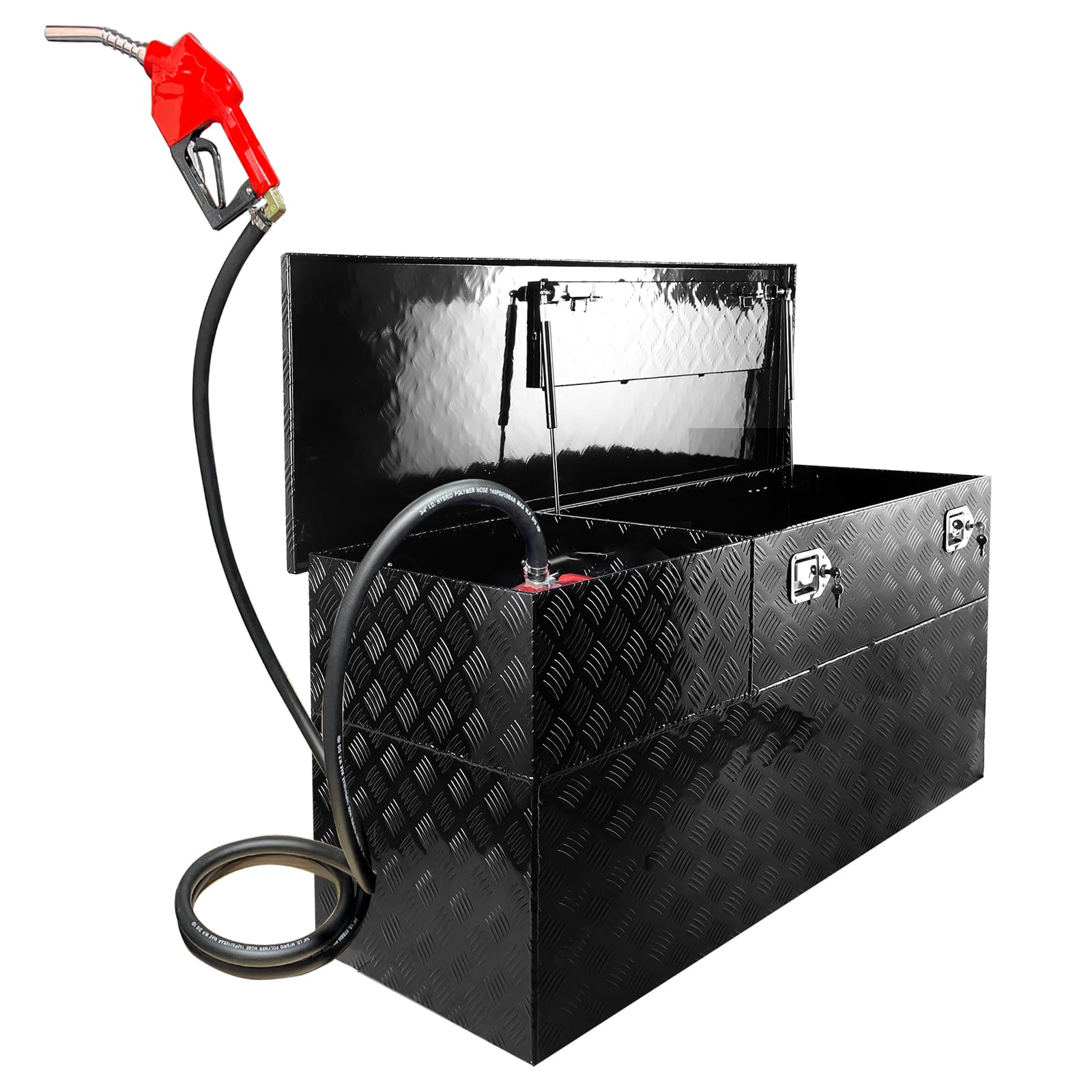 Amazon.com: PRUNkuar 60 Gallon Aluminum Fuel Transfer Tank Tool Box ...