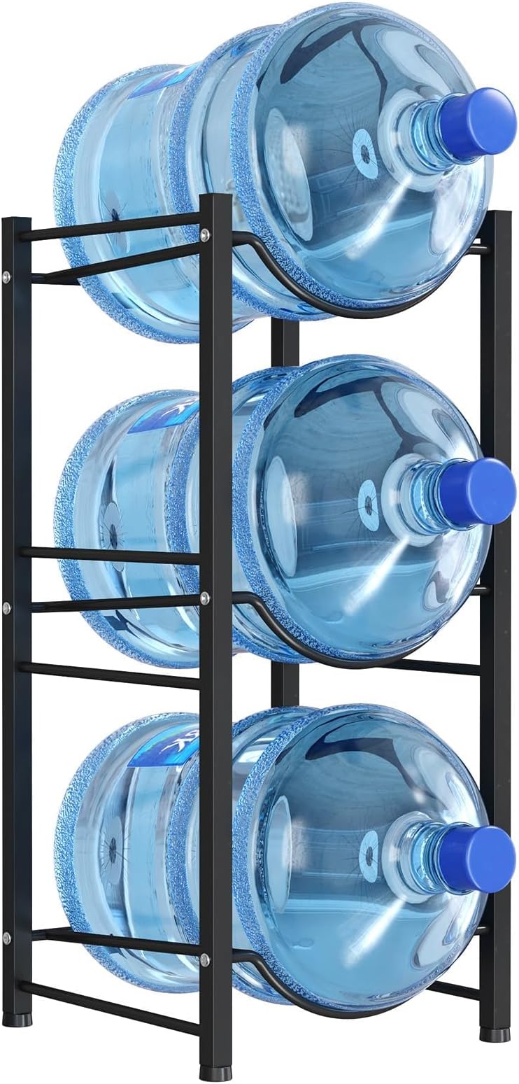 Amazon.com: KCGANI 5 Gallon Water Jug Holder with Top Storage Shelve, 3 ...