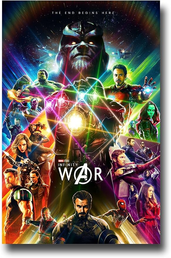 Amazon.com: Avengers Infinity War Poster - Movie Promo 11 x 17 inches ...
