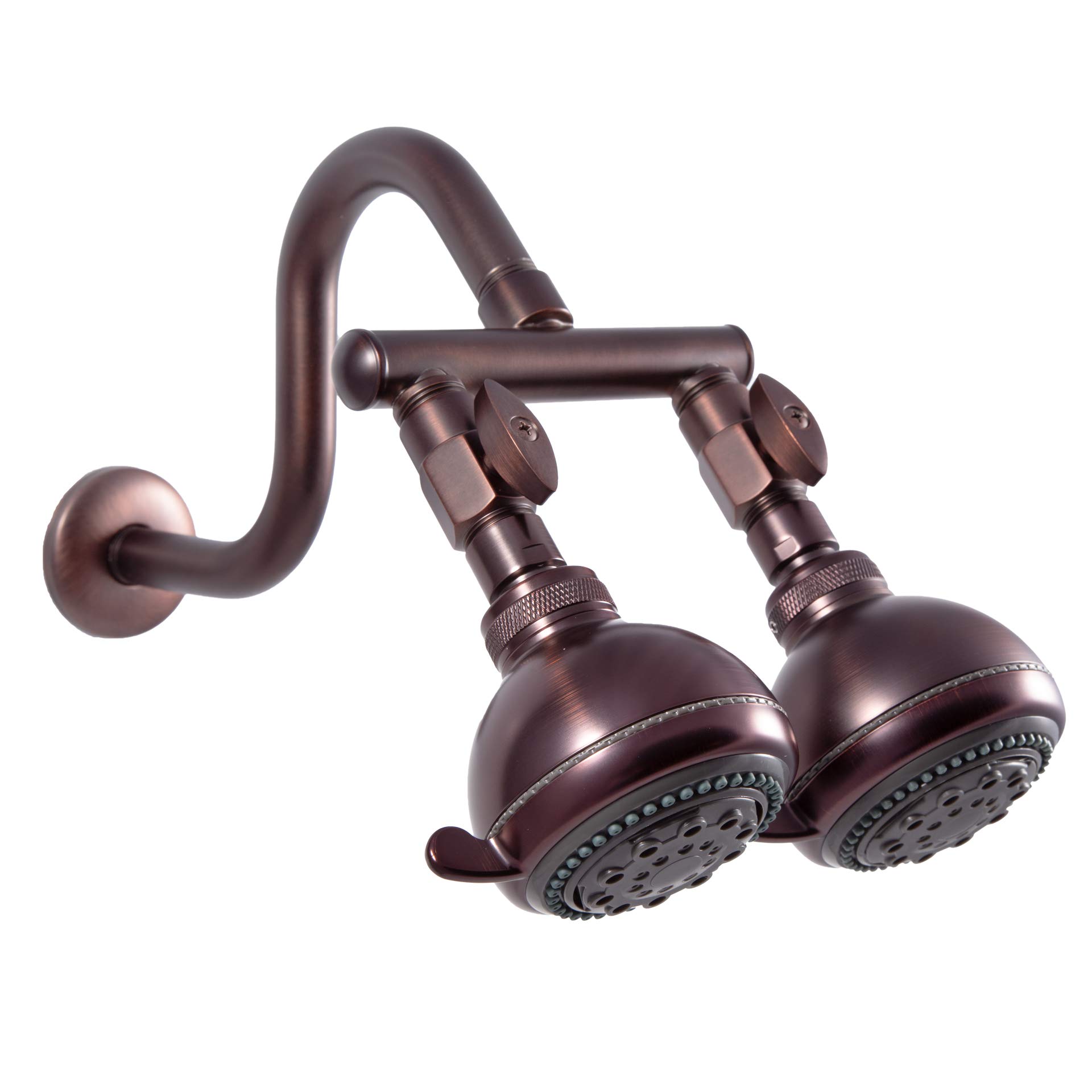 Firstmate 2 Oil Rub Bronze Dual Shower Head - Double Shower Head ...