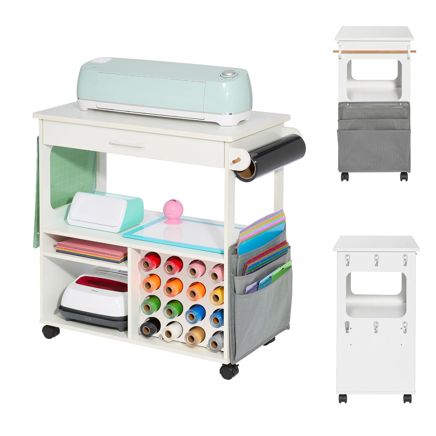 Amazon.com: iVyne Craft Cart, Ultimate Organization & Storage Table for ...