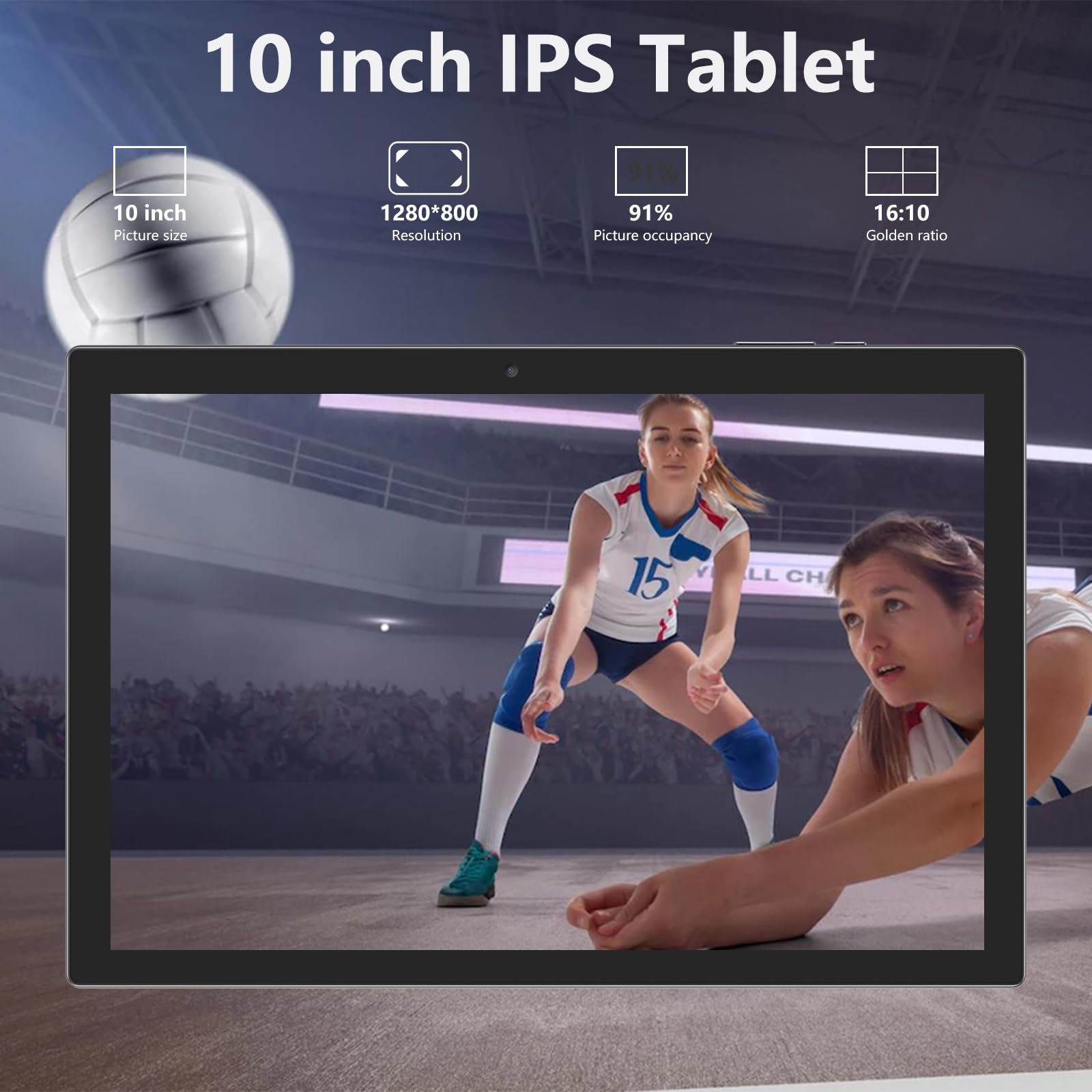 Snapklik.com : YQSAVIOR Android 13 Tablets 10 Inch, 12GB+128GB ROM+1TB ...