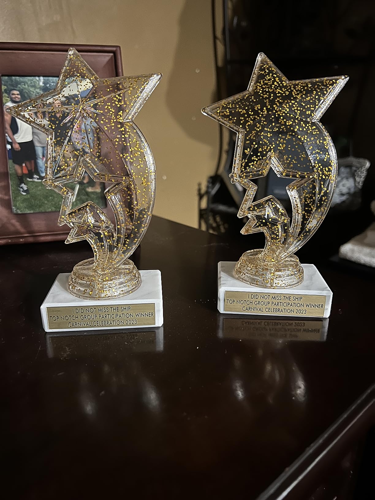 $5/mo - Finance 6" Gold Glitter Star Rocket Trophies - Custom Star ...