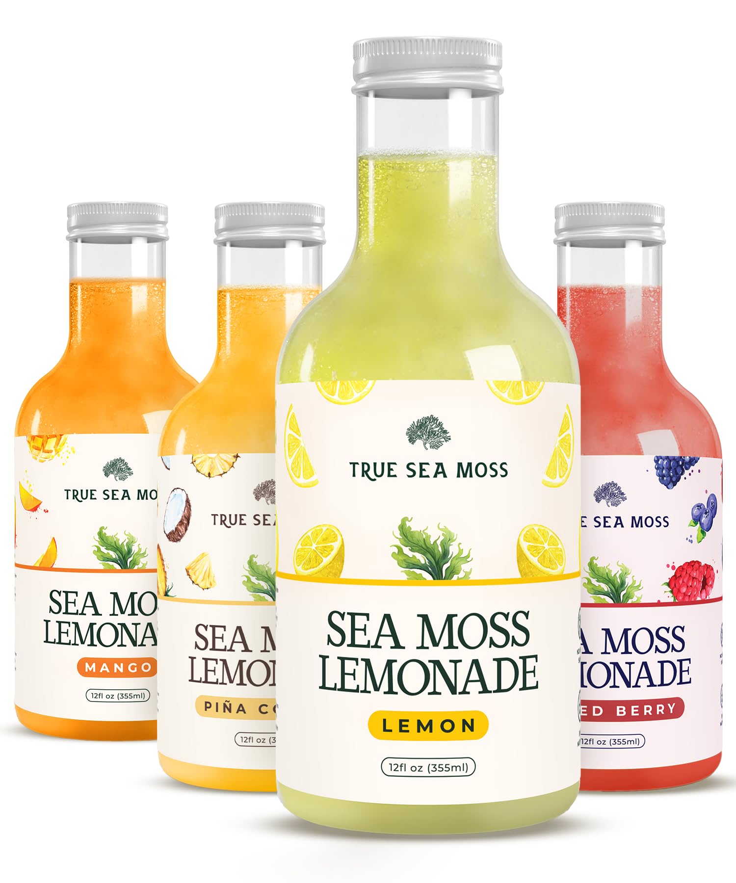 Snapklik.com : TrueSeaMoss Sea Moss Lemonade Drink - 12 Fl Oz Case ...