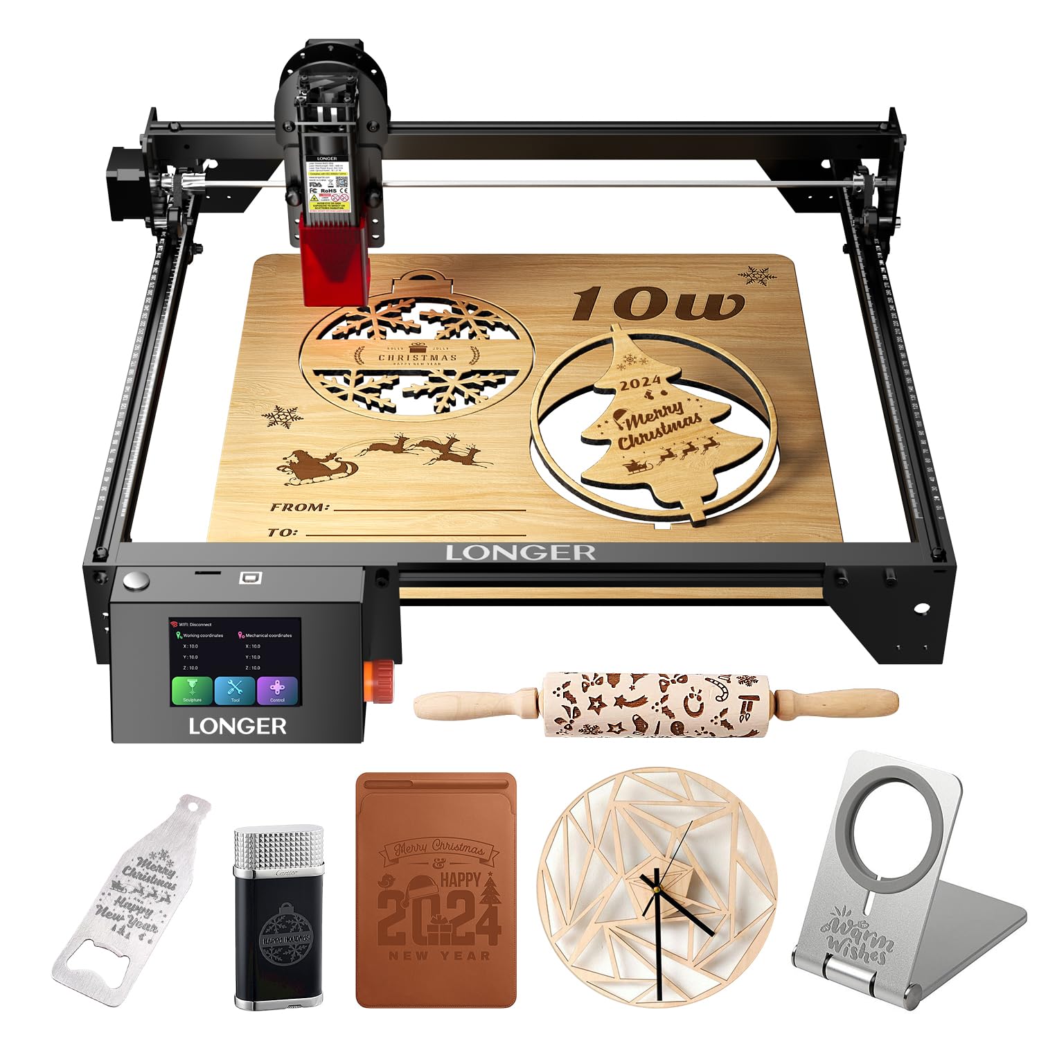 Amazon.com: Longer RAY5 Laser Engraver, 10W High-Precision Laser ...