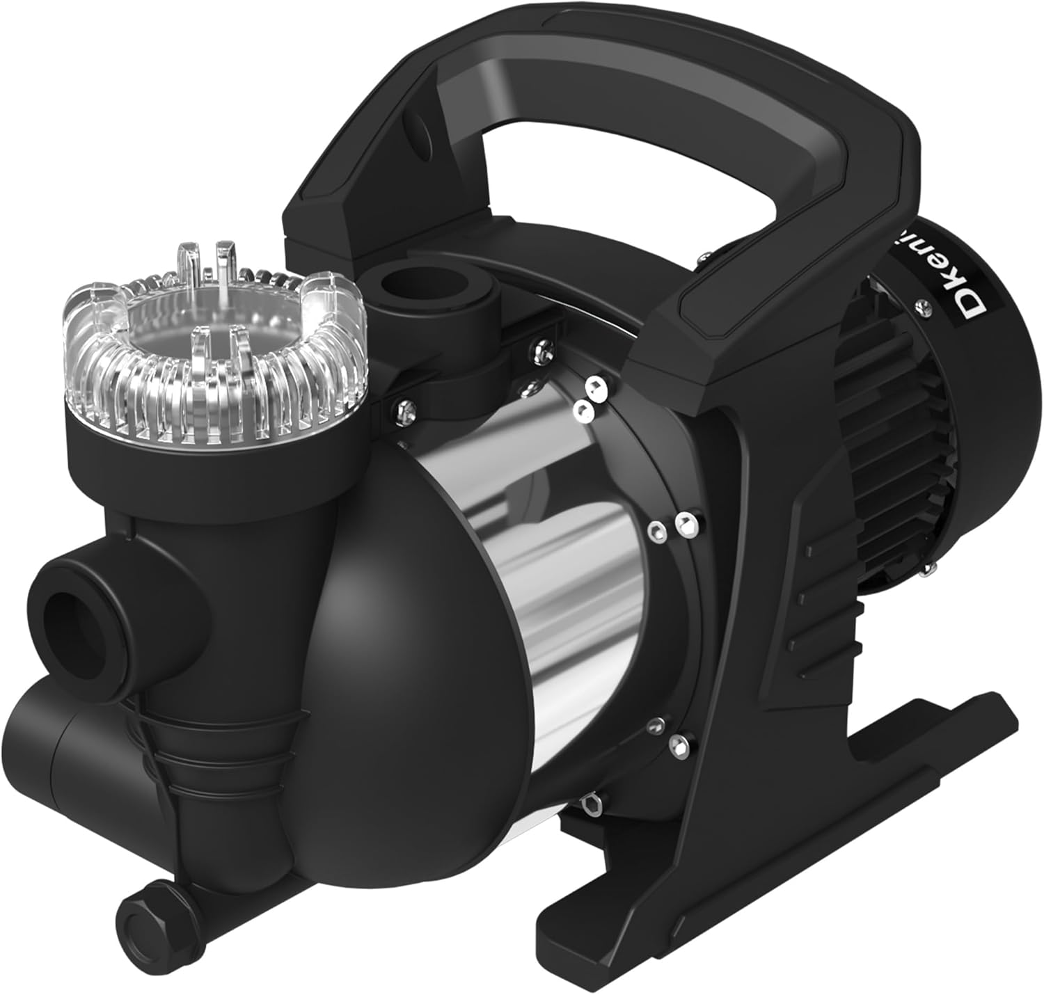 Dkenicor 1.6HP Portable Water Transfer Pump, 1000GPH Shallow Well Jet ...
