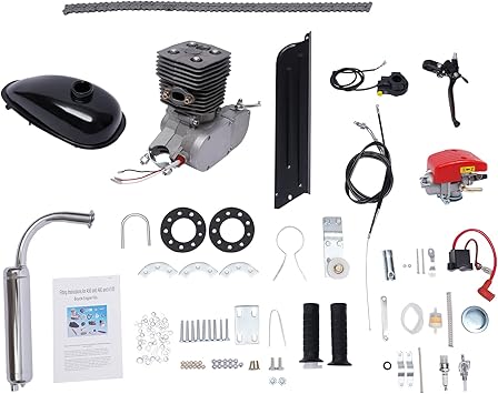 Amazon.com : Bike Motor Kit, 2-Stroke 100cc Bicycle Engine Kit, Petrol ...