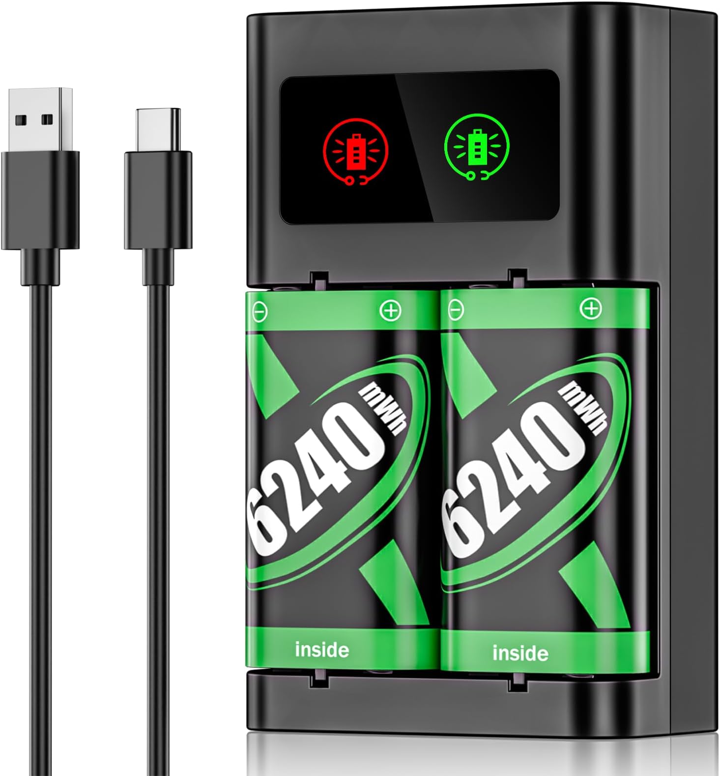 Amazon.com: Xbox Rechargeable Battery Pack for Xbox Controller ...