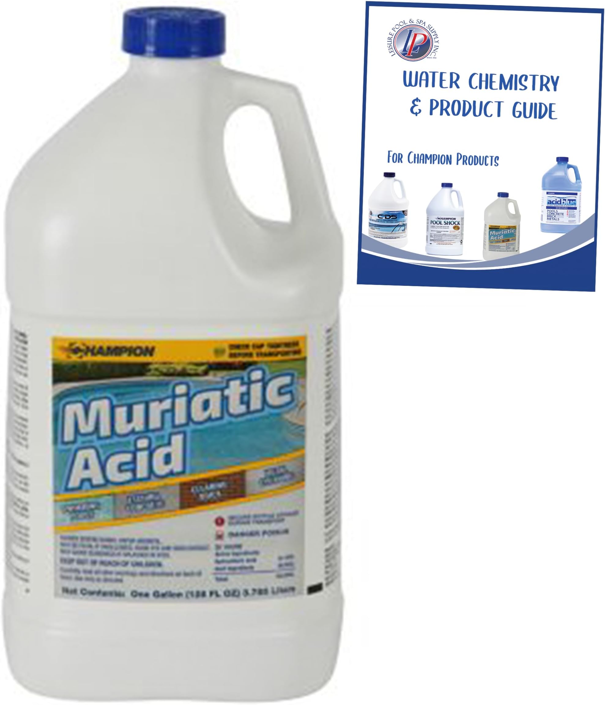Amazon.com : Muriatic Acid - Swimming Pool pH Reducer Balancer - 1 ...