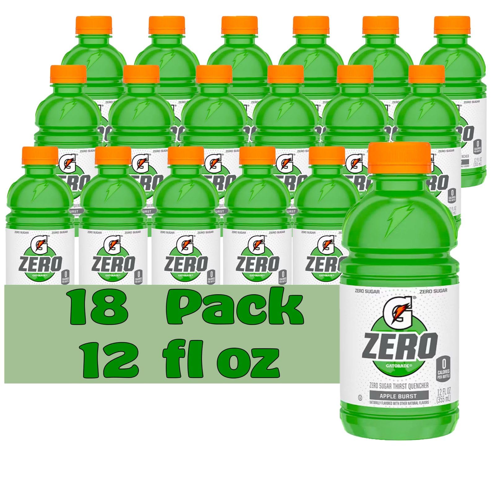 Amazon.com : Gatorade Apple Burst Zero Thirst Quencher Electrolyte ...