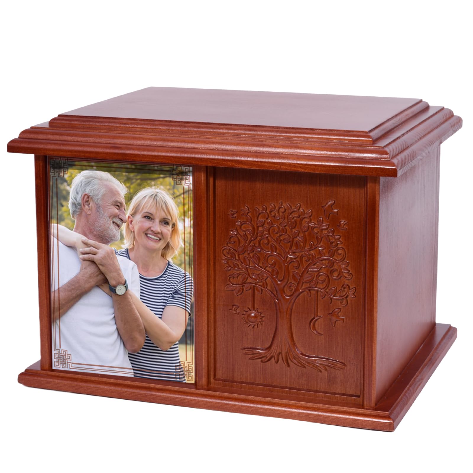 Amazon.com: Double Urn for 2 Adults, Urns for Ashes for Man Women, Tree ...