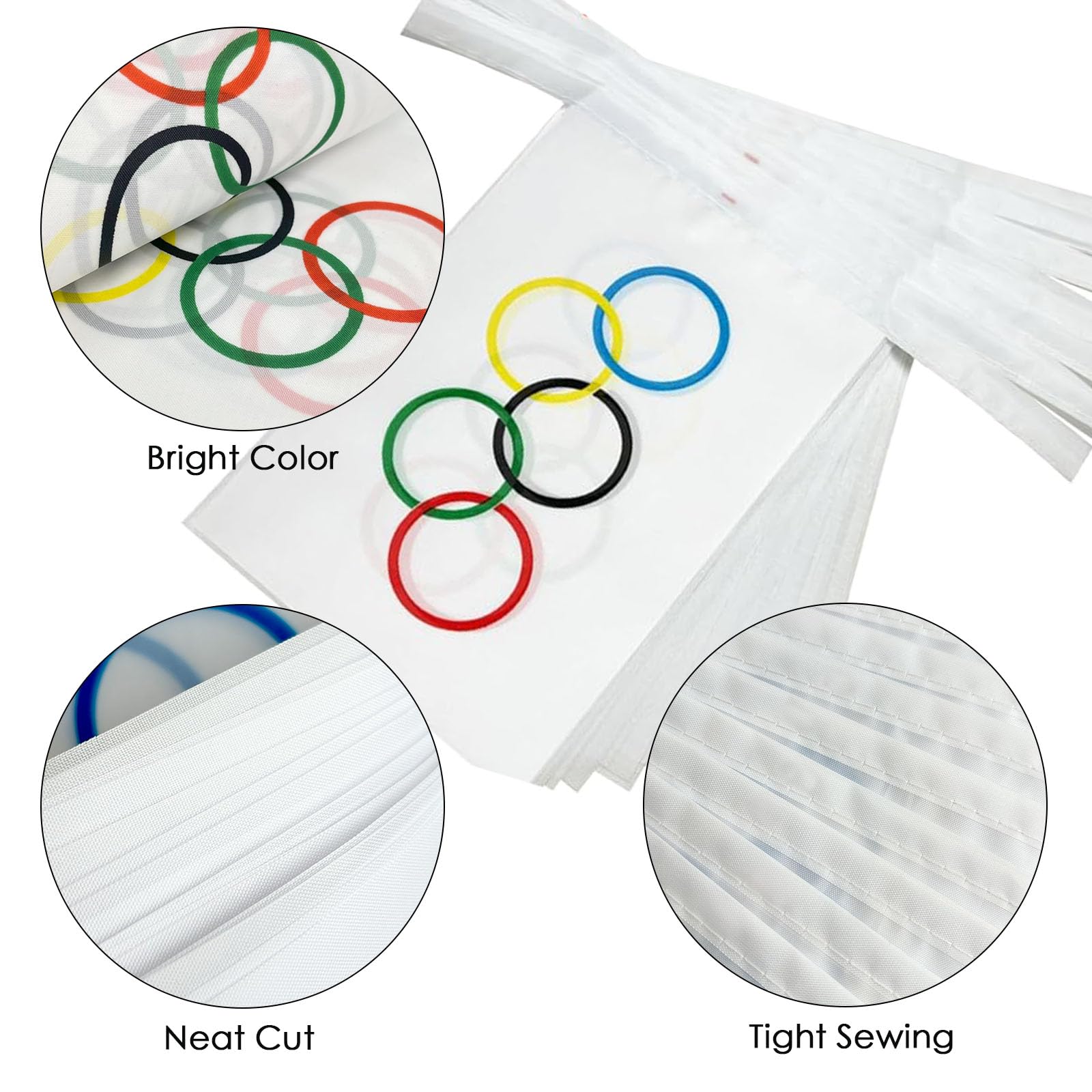 Snapklik.com : Olympic Flag Banner Small Mini Olympic Games Rings ...