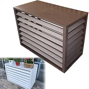 Amazon.com: Outdoor Air Conditioner Fence, Aluminum Air Conditioner and ...