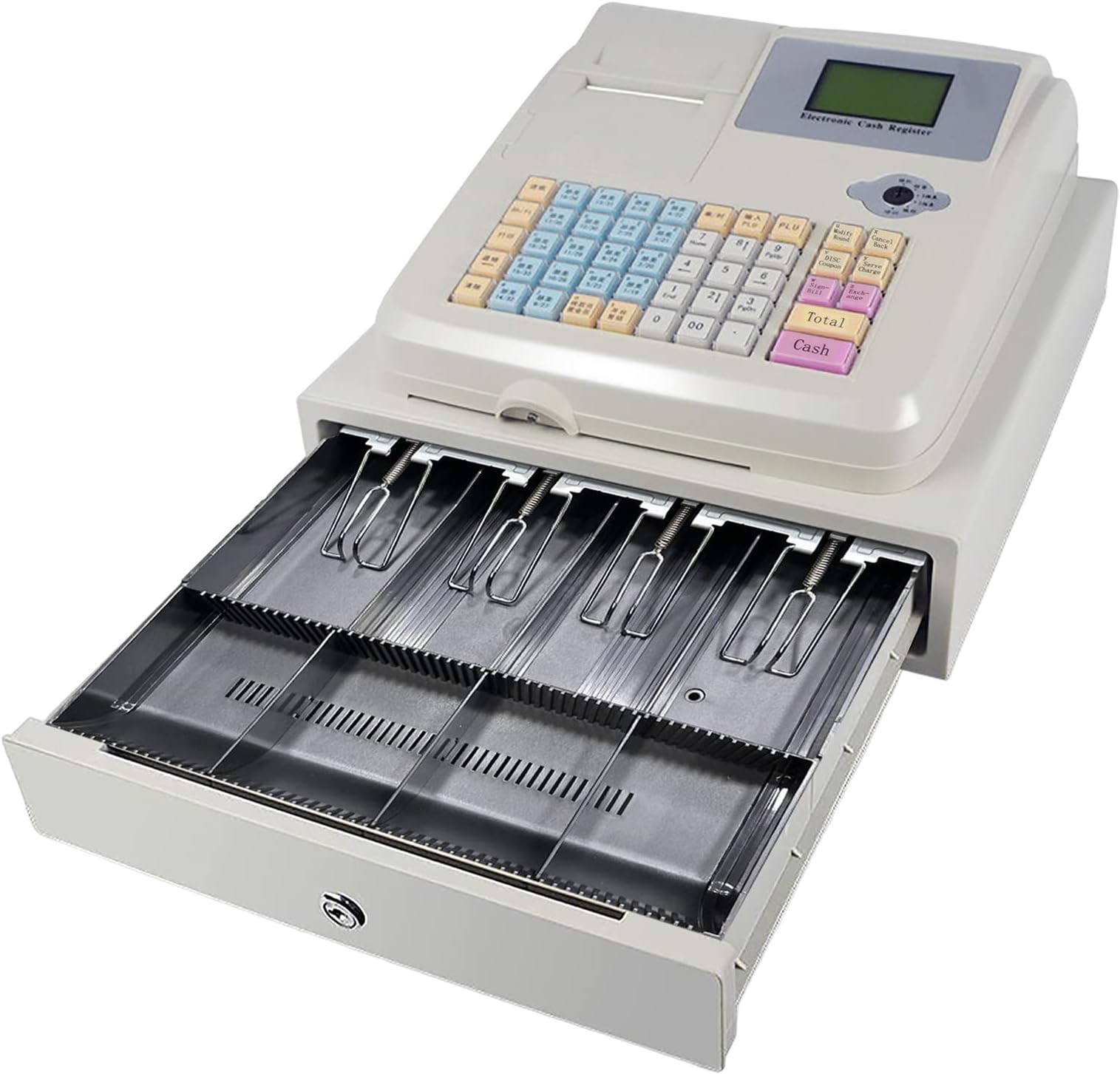 Amazon.com : LIYUANJUN 48-Keys Electronic Cash Register, POS Casher ...