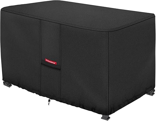 Porch Shield Patio Fire Pit Cover - Waterproof 600D Outdoor Rectangular ...