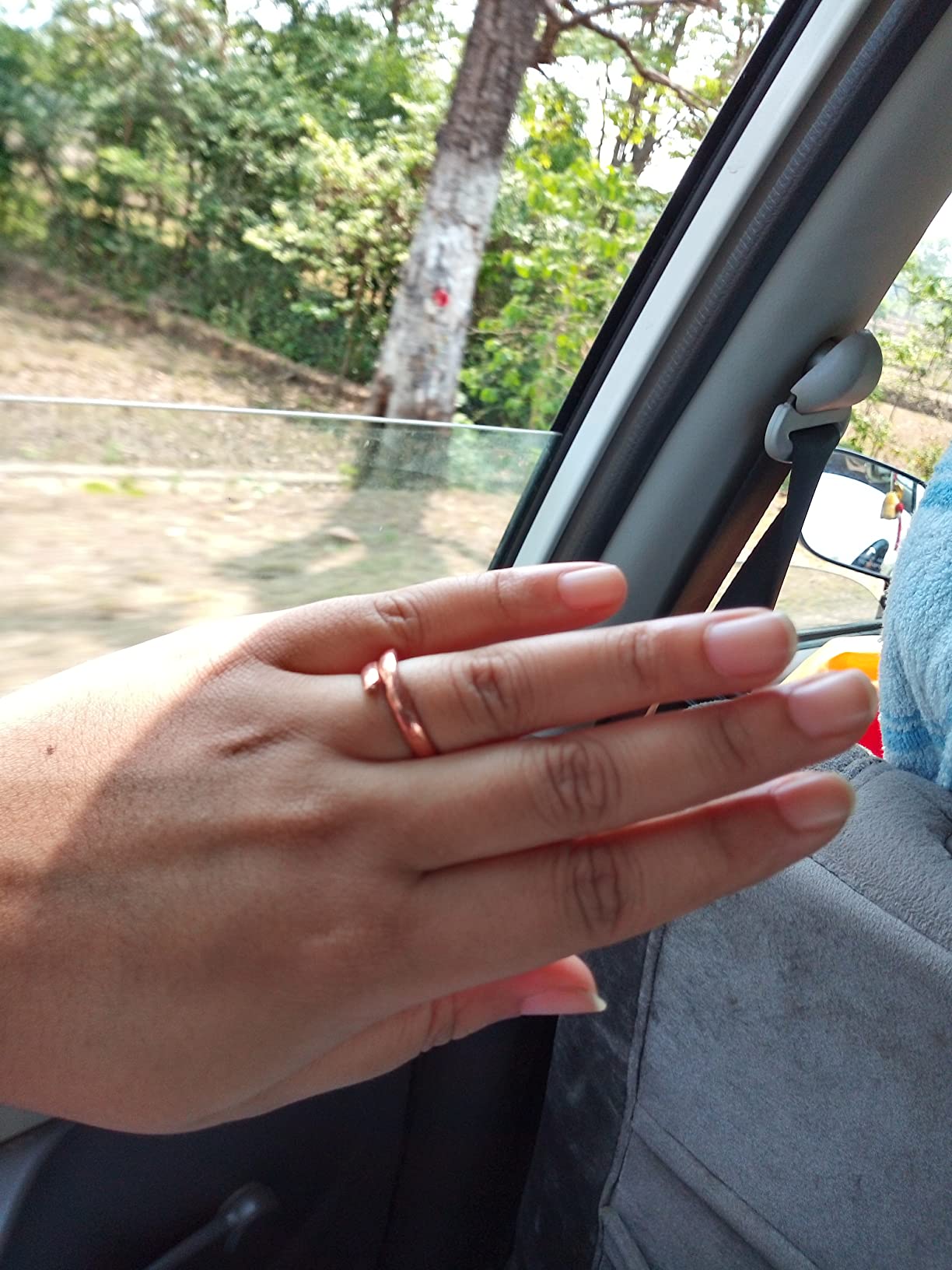 Buy Parakash Gems Pure Copper Adjustable Free Size Finger Ring Tamba ...