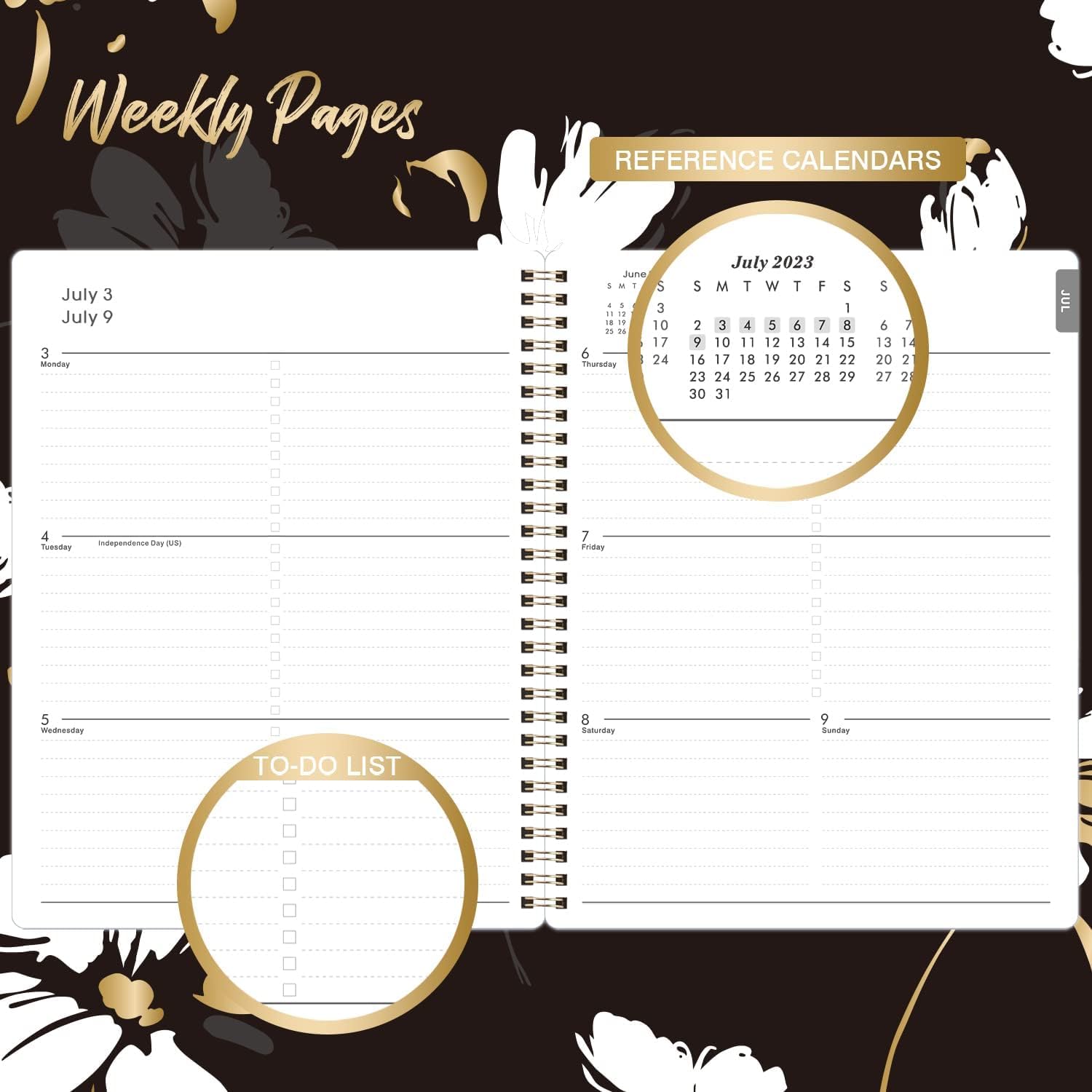 Snapklik.com : 2023-2024 Planner - Weekly Monthly Planner From July ...