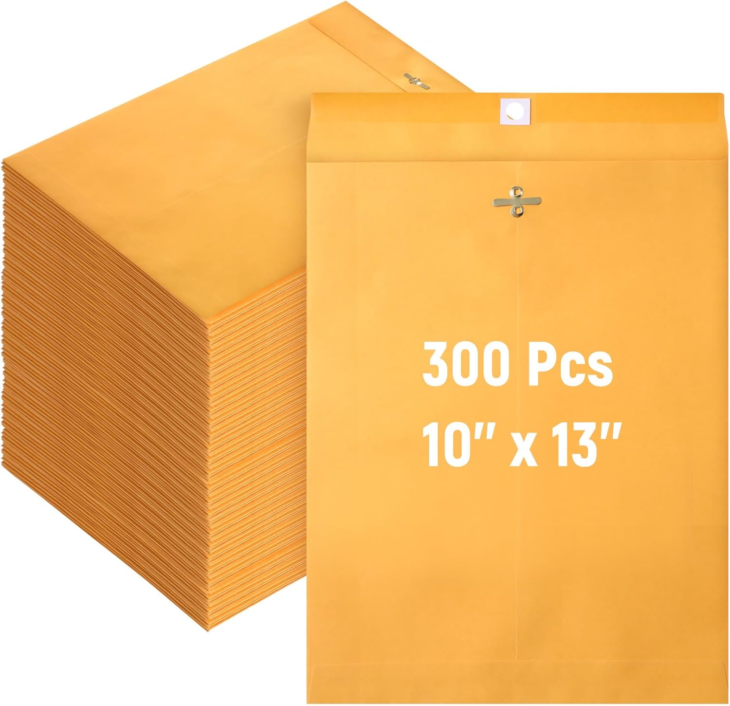 Amazon.com : Ctosree 300 Pcs Manilla Envelopes Clasp Envelopes Bulk ...