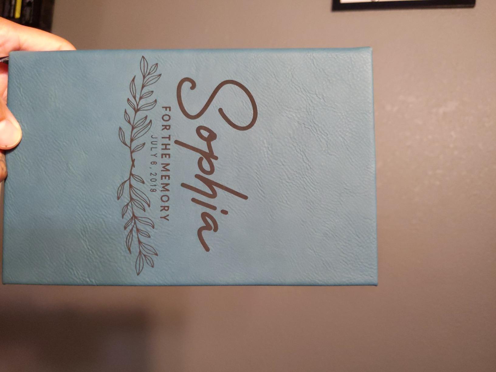 Personalized Leather Journal, Lined Pages - Teal - Notebook for Women ...