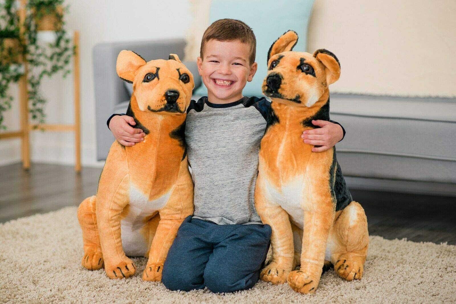 Buy Costello60CM SITTING ALSATIAN XXL EXTRA LARGE TEDDY BEAR GIANT HUGE ...