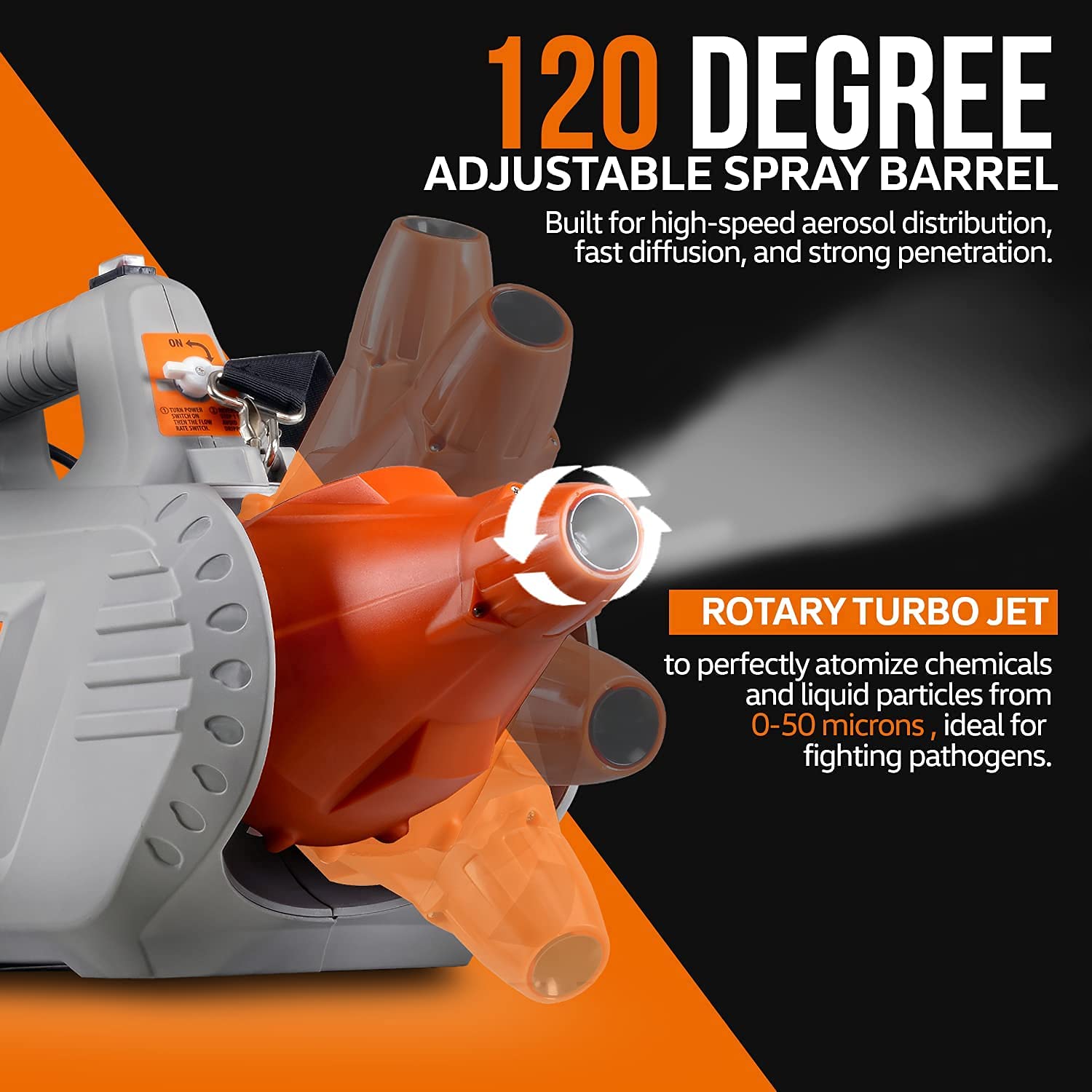 SuperHandy Fogger Machine ULV Sprayer Disinfectant Electric Handheld ...