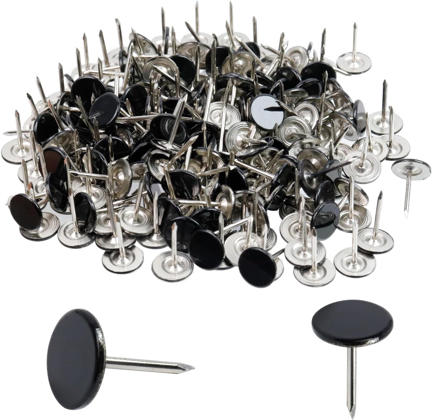 Amazon.com: Antrader 200 Pieces Push Pins Round Head Thumbtack 4.3Inch ...