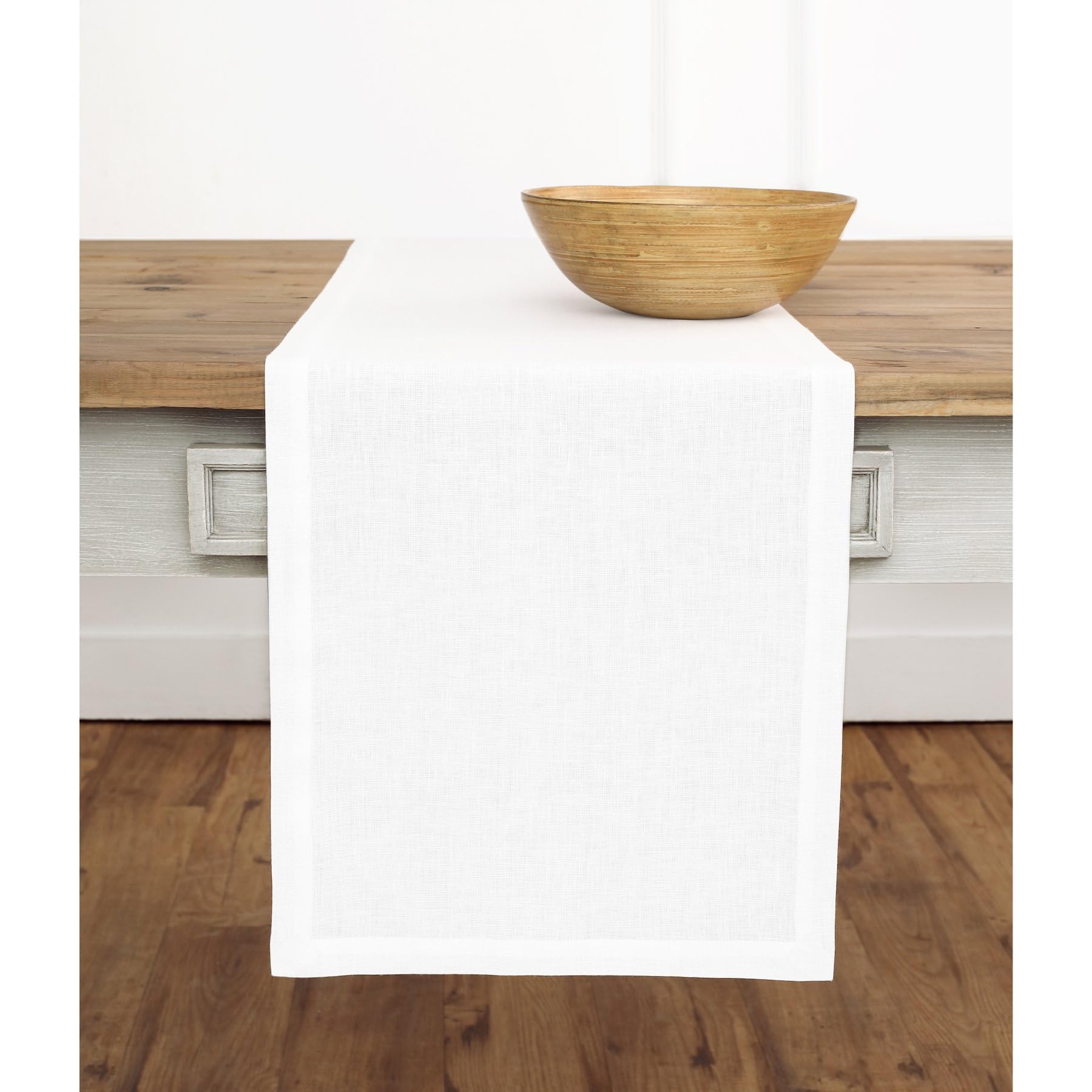 Amazon.com: Solino Home Linen Table Runner 48 Inch – 100% Pure Linen ...