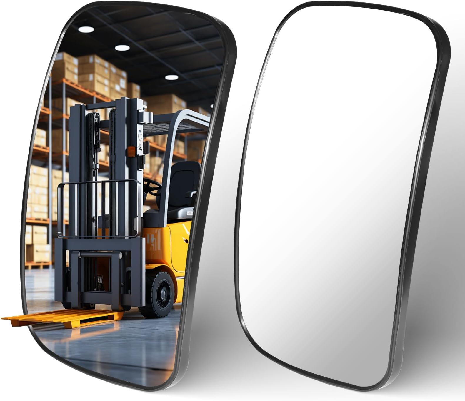 Amazon.com: Universal Forklift Mirror 8.2x4.8" Square HD Wide Angle ...