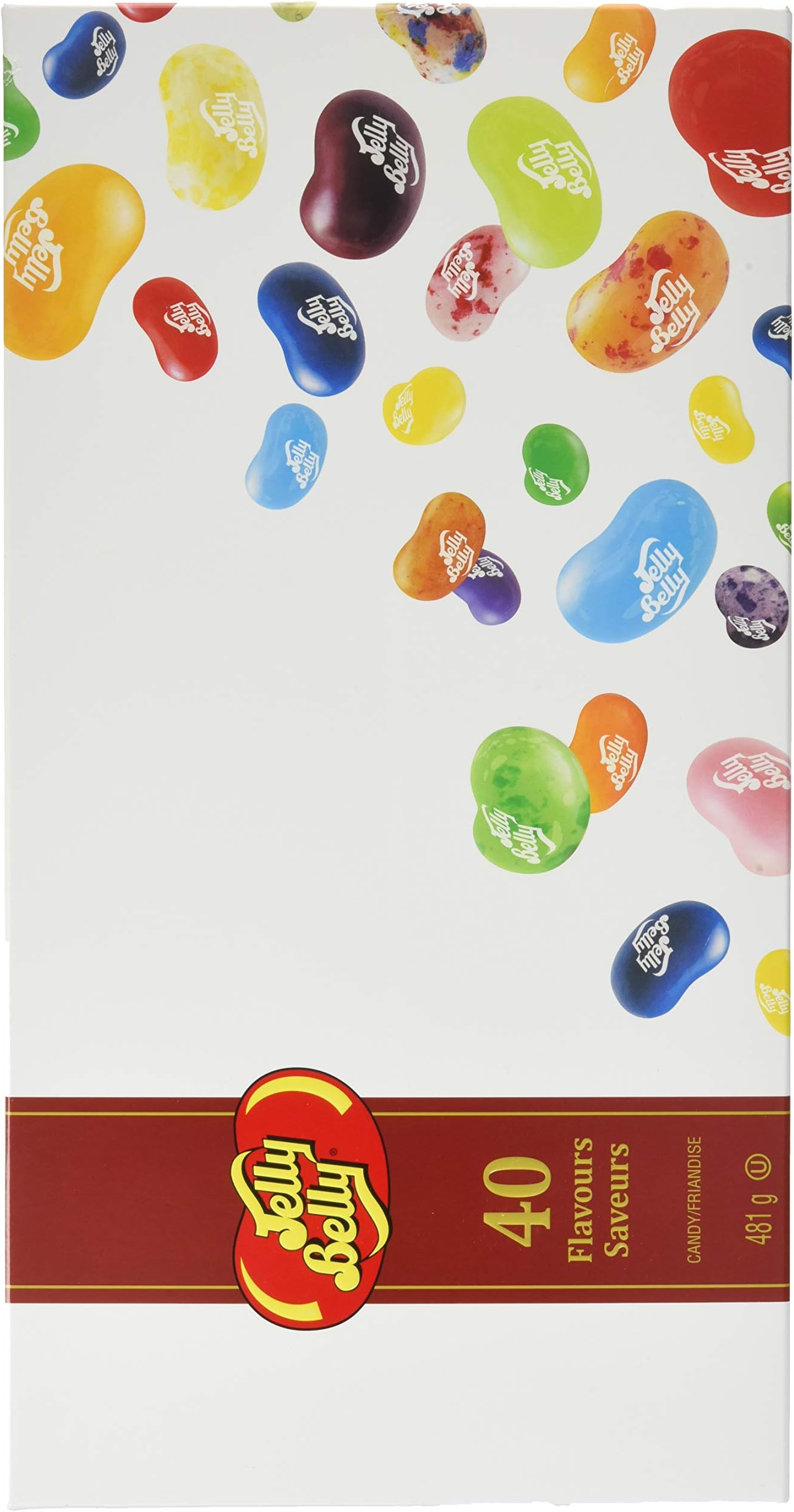 Amazon.com : Jelly Belly Jelly Beans Gift Box, 40 Flavors, 17-oz ...
