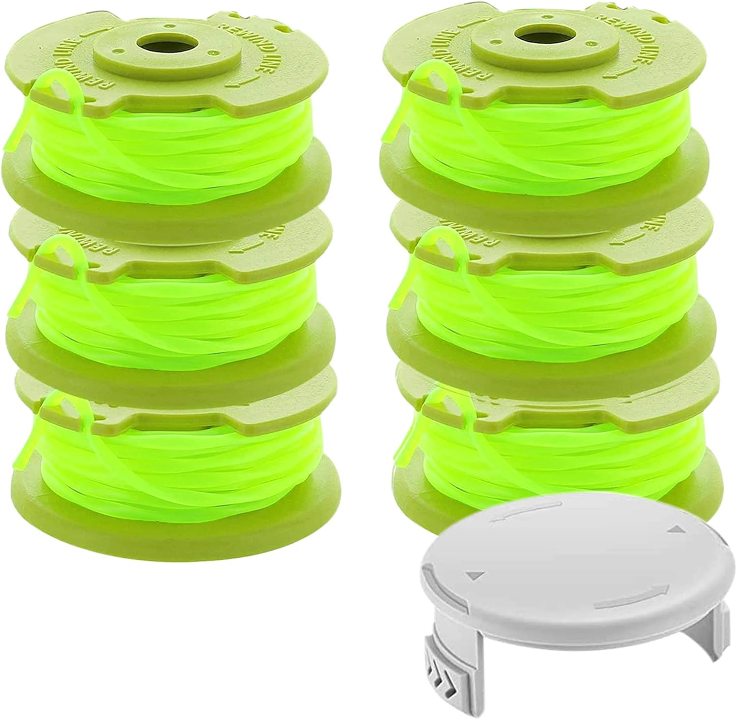 Amazon.com : Weed Wacker String Spool Replacement Compatible with Ryobi ...