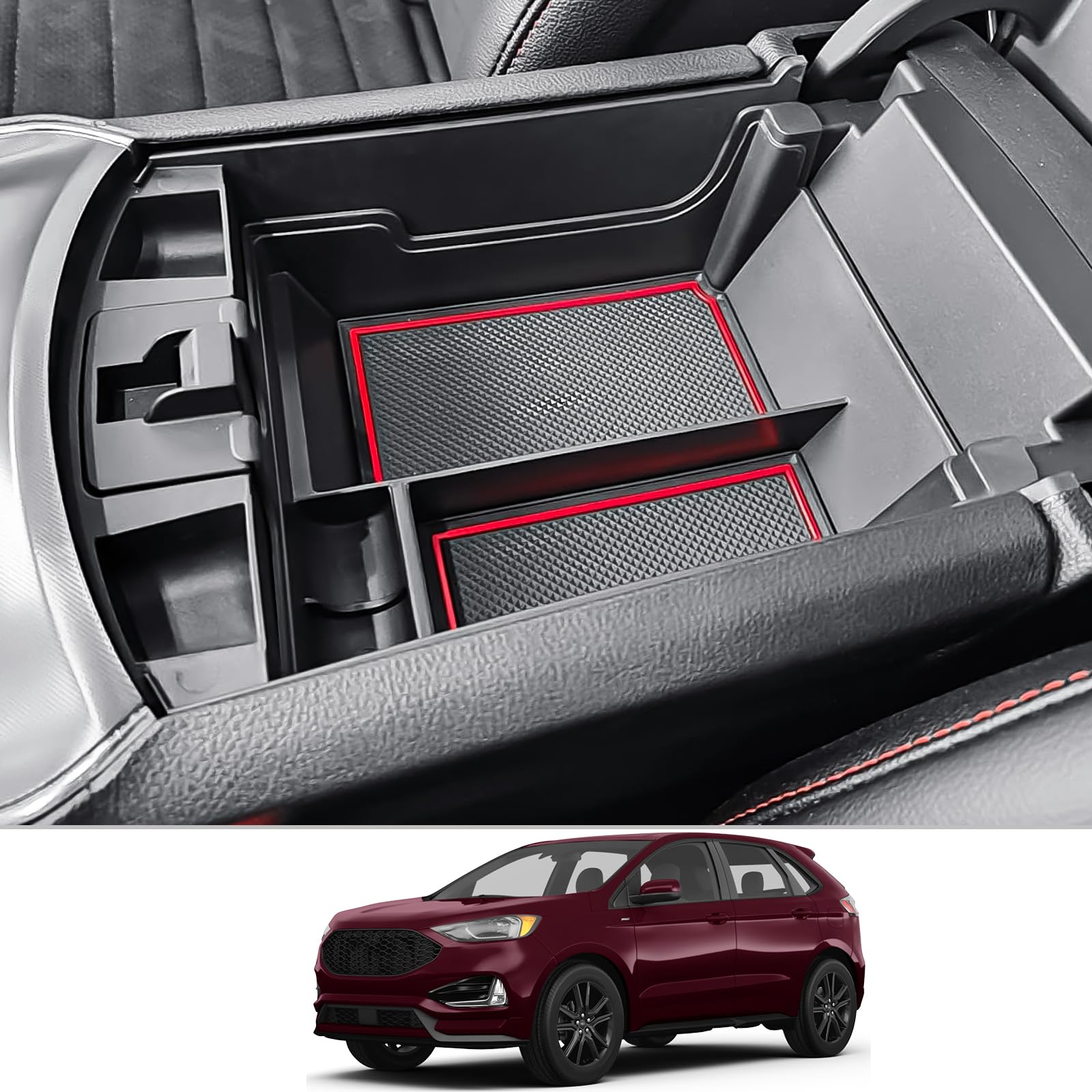 Ford Edge Center Console Storage Tray Organizer Center Console ...