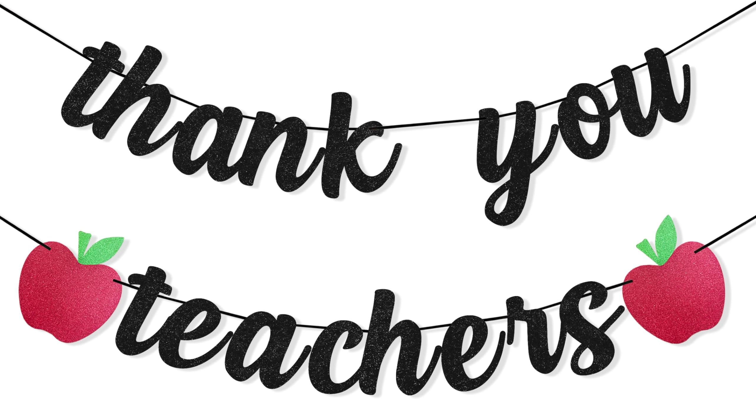 Amazon.com: Thank You Teachers We Appreciate You Banner Classroom Party ...