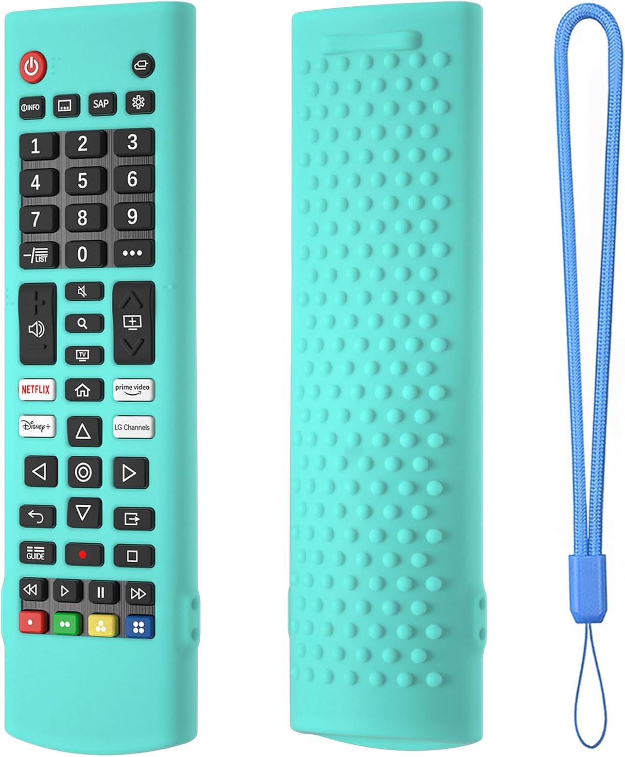 Amazon.com: Hi Color Silicone Case Cover for LG TV Remote AKB75095307 ...