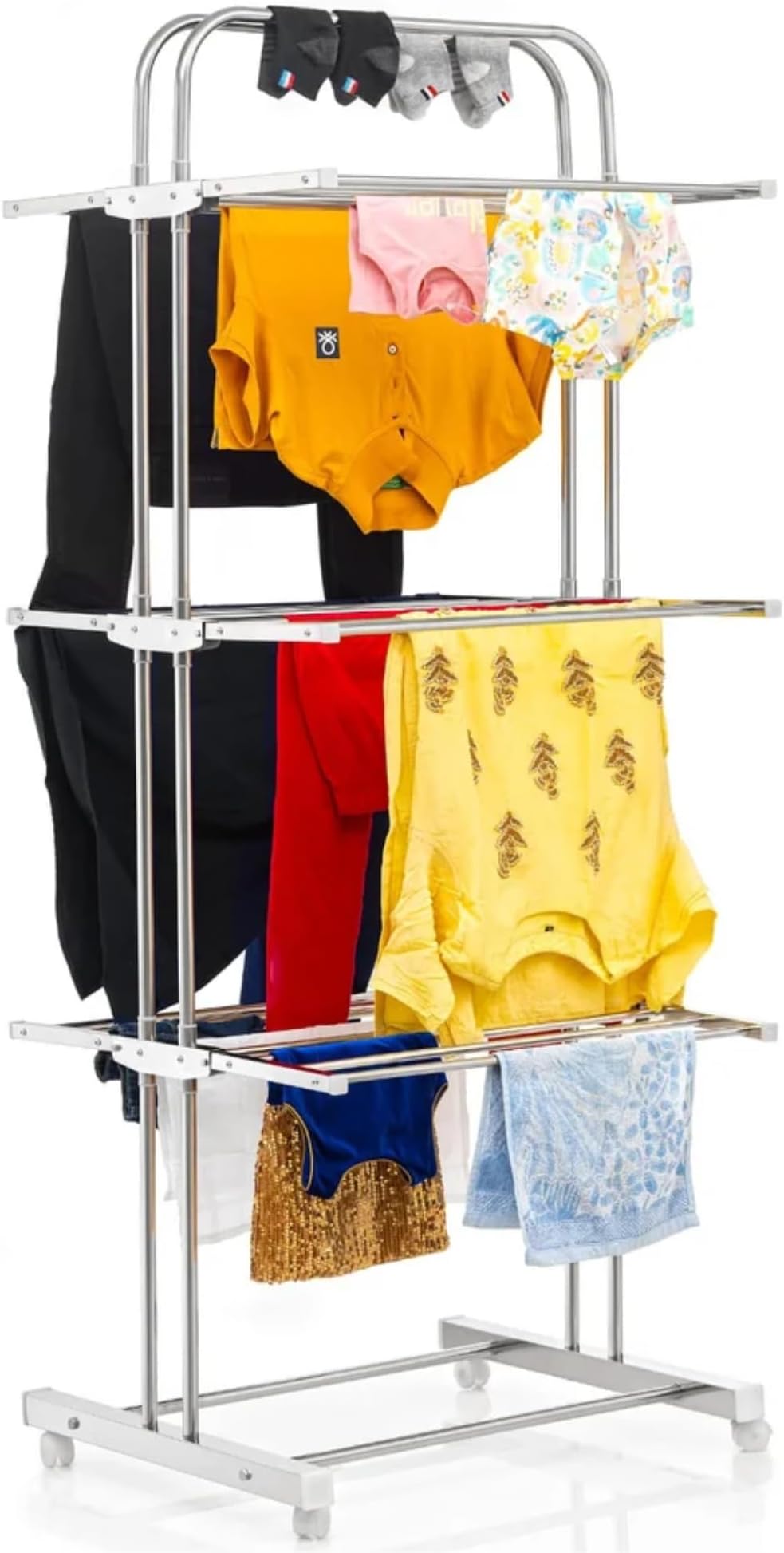 ATROCK® Cloth Stand for Drying | Kapde Sukhane ka Stand | Stainless ...