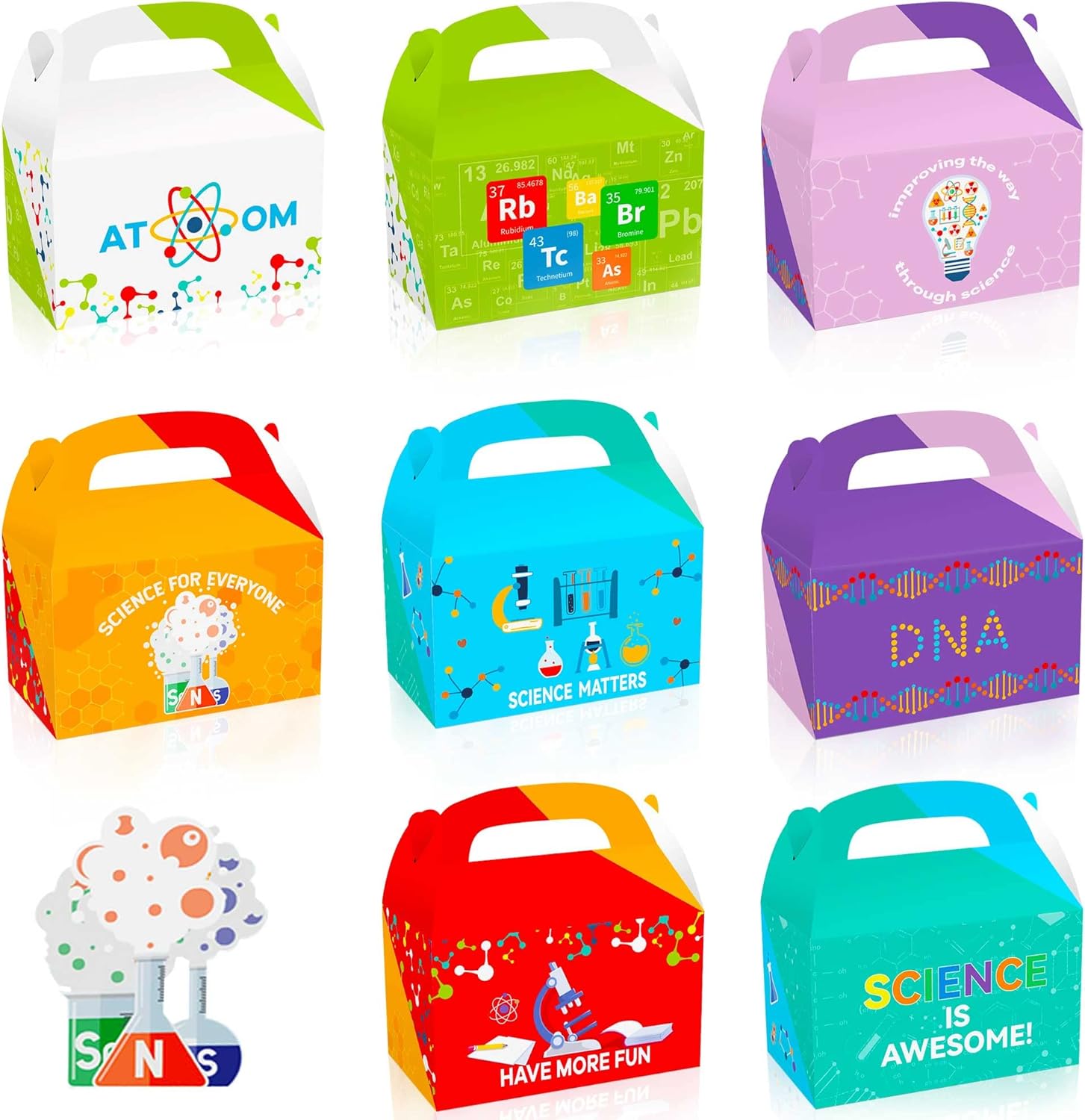JeVenis Science Party Supplies Science Party Favor Boxes Chemical ...