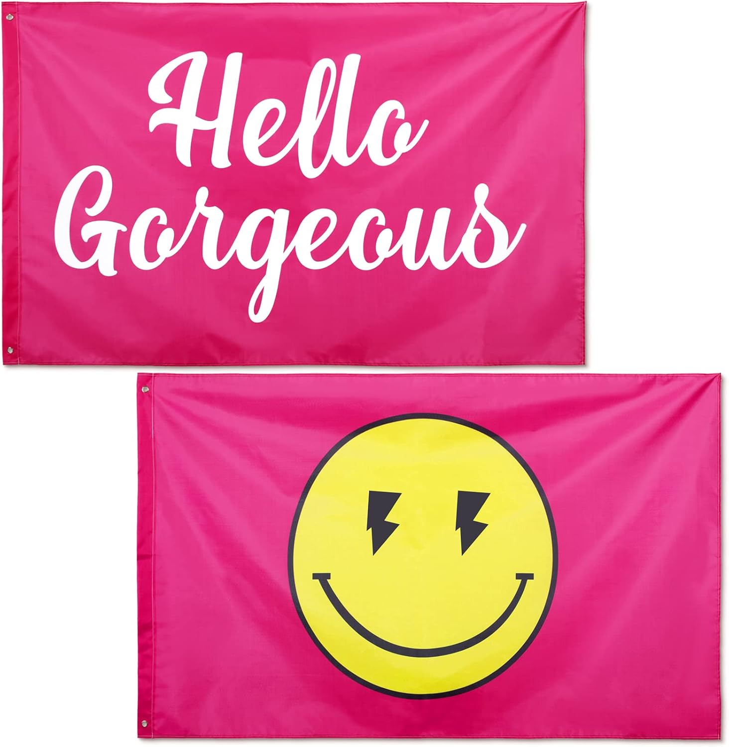 Amazon.com : 2 Pcs 3 x 5 Feet Pink Preppy Room Decor Funny Gorgeous ...