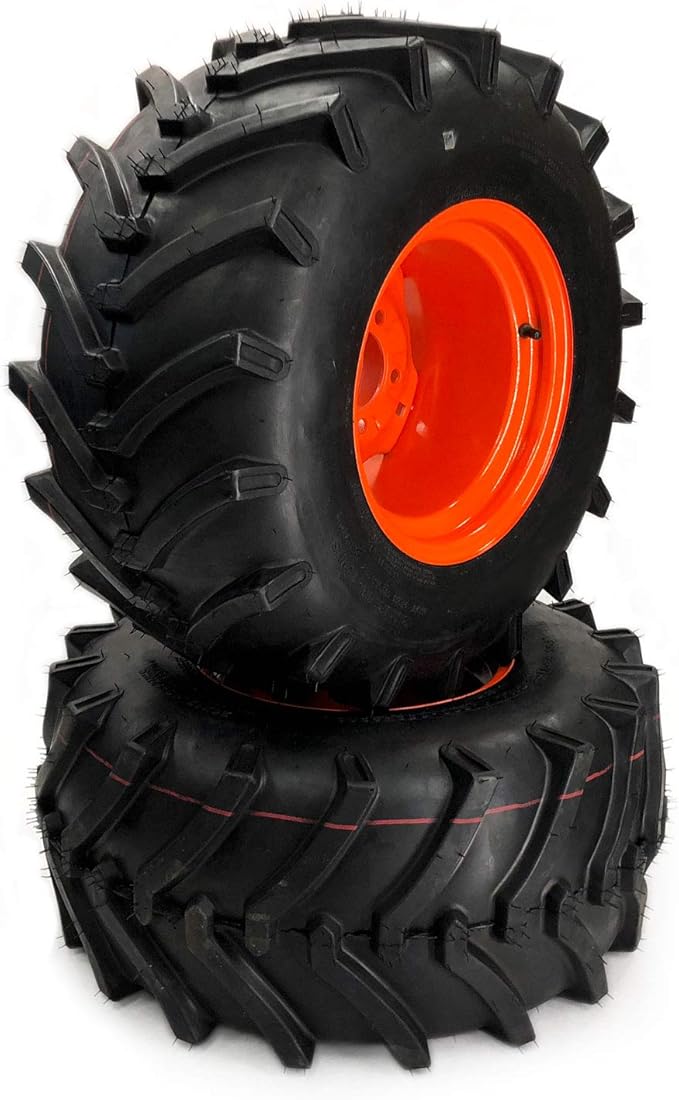 Amazon.com : MowerPartsGroup (2) Lawn Trac Rear Wheel Assemblies 26x12.00-12 Fits Kubota BX2350 ...