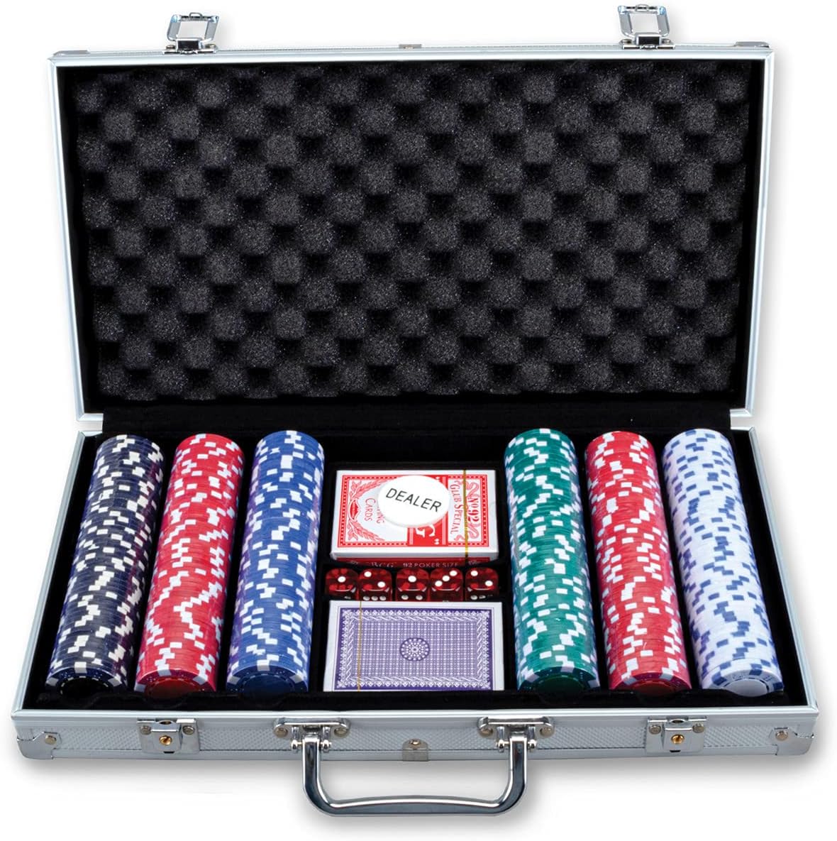 Party Central 300 Piece Poker Game Set, Host The Ultimate Poker Night ...