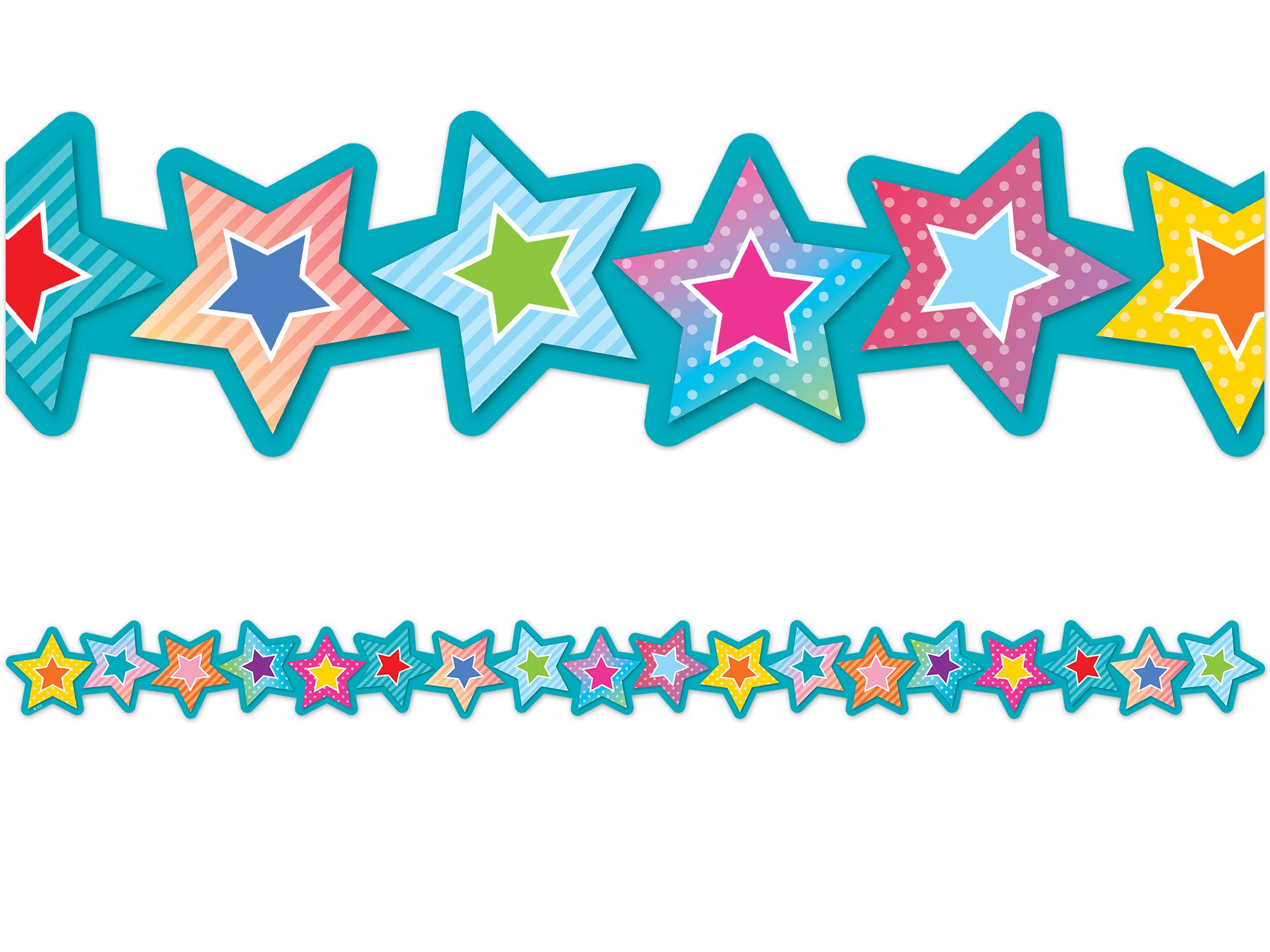 Rainbow Stars Border