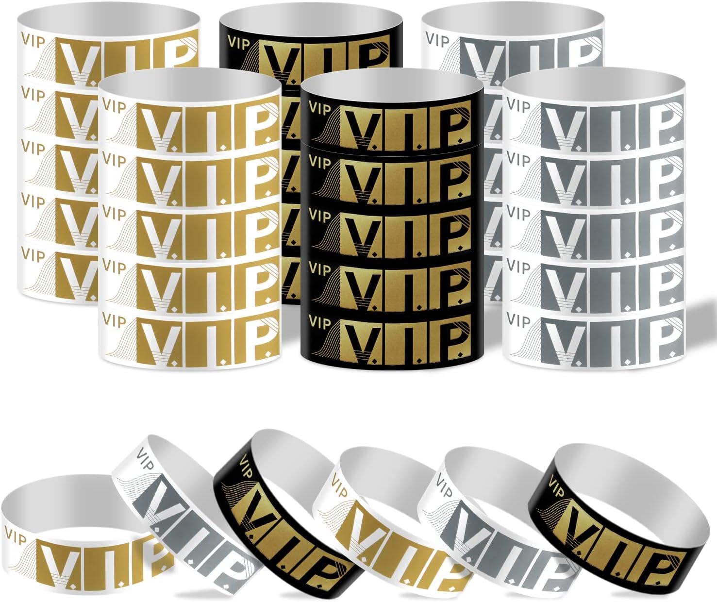 Amazon.com: KINBOM 600pcs Party Bracelets for Events,0.75 x 10 Inch ...