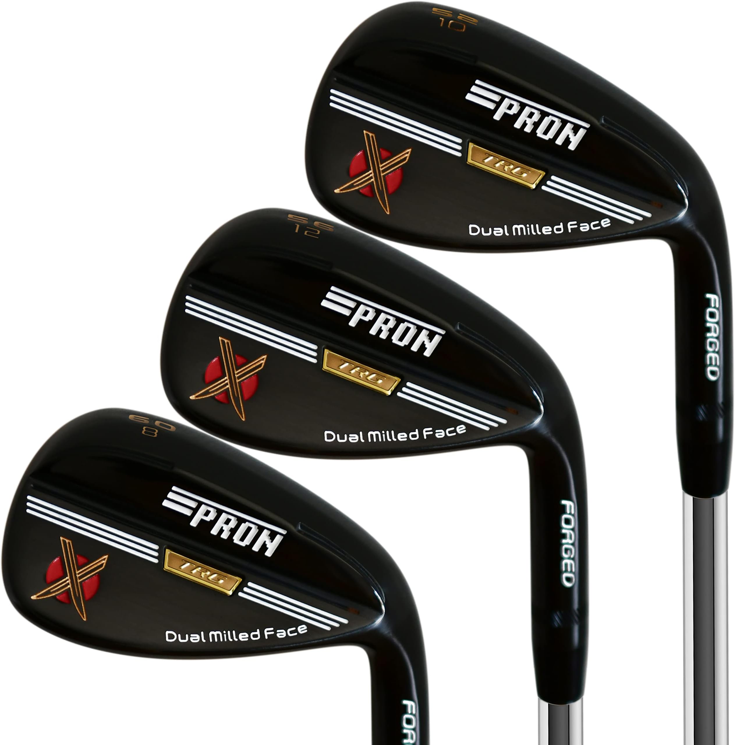 Ram Golf Pro Spin 3 Wedge Set - 52° Gap, 56° Sand, 60° Lob Wedges ...