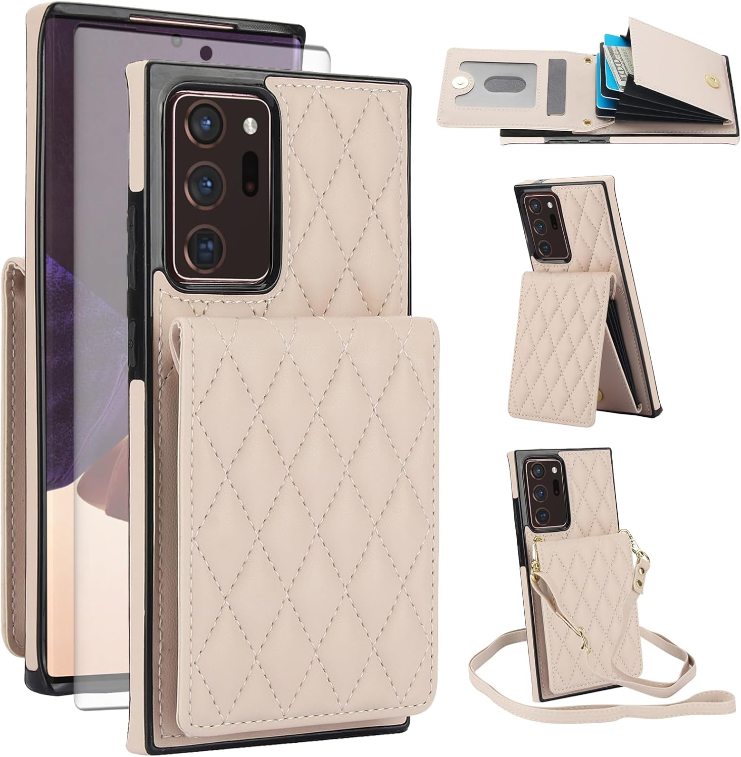 Amazon.com: Phone Case for Samsung Galaxy Note 20 Ultra 5G Wallet Cover ...
