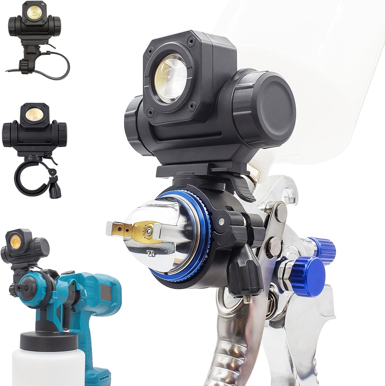 Amazon.com: Rechargeable Spray Paint Gun-Light with-Charger ...