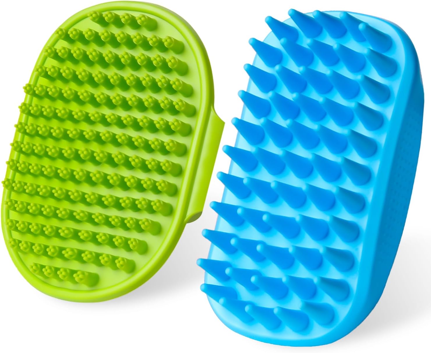Amazon.com: 2 Adjustable Wrist Strap Dog Bath Massage Brushes + 1 Fixed ...
