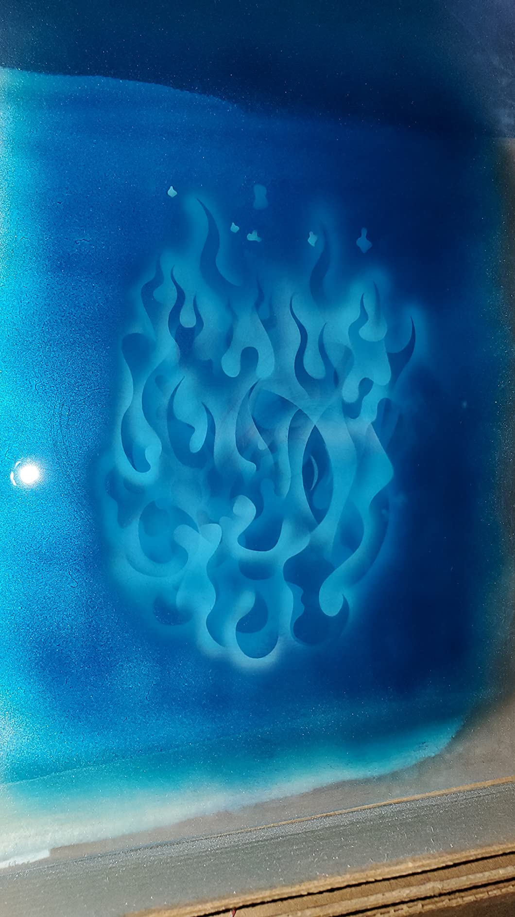 Amazon.com: Arson Mini Real Fire Set AirSick Airbrush Stencil Template